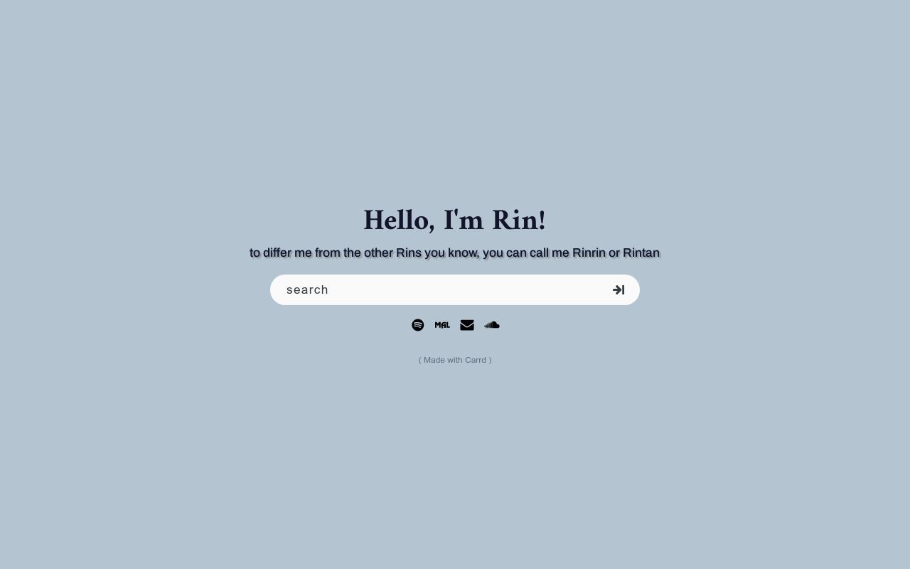 ﾟ rinrin's space ・ﾟ:*